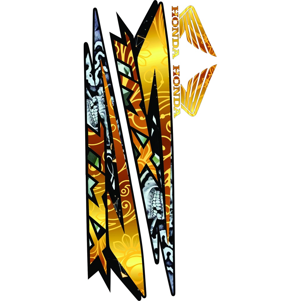 tmx 125 sticker decals tank sticker decals | Shopee Philippines