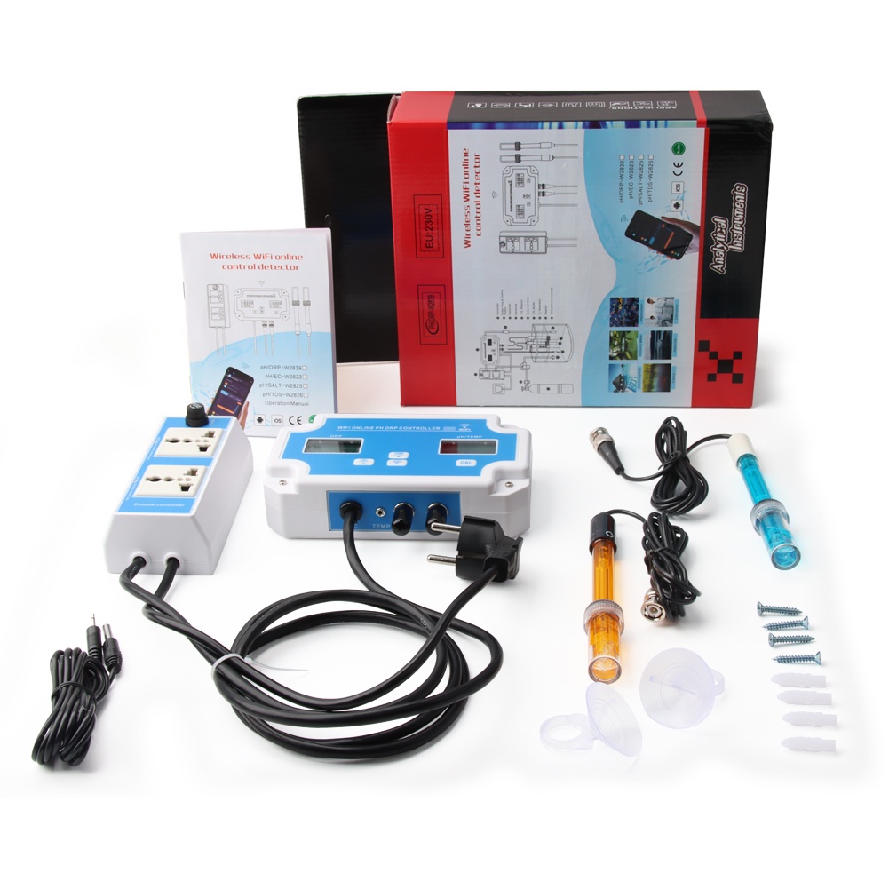 YAGO Smart pH ORP Meter, 3 in 1 Wifi pH ORP Temperature Tuya Controller ...