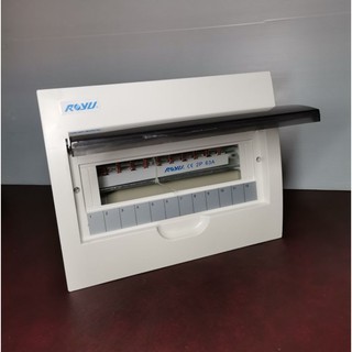 Royu 12 Way / 12 Pole MCB Distribution Panel Box Metal Back Case Flush ...