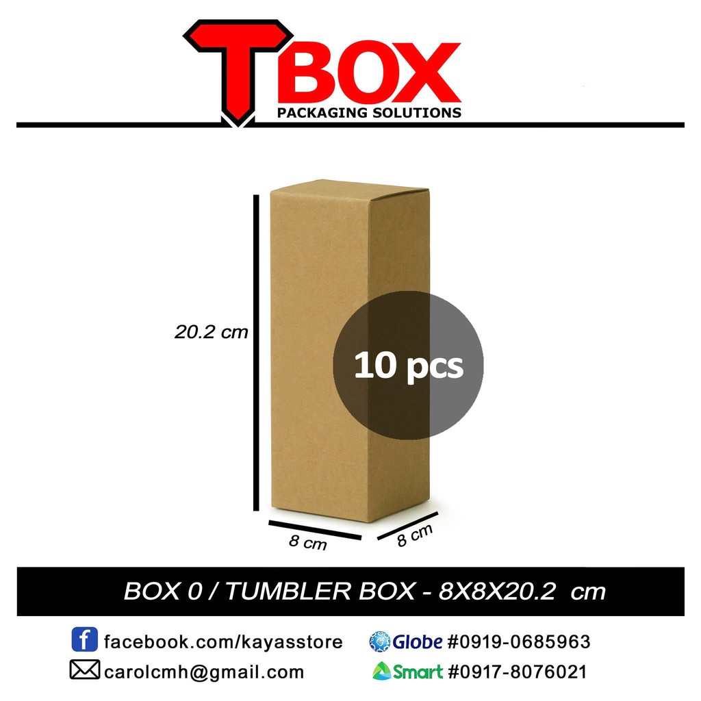 ON HAND Carton box corrugated cardboard box package Kraft Size 10pcs ...