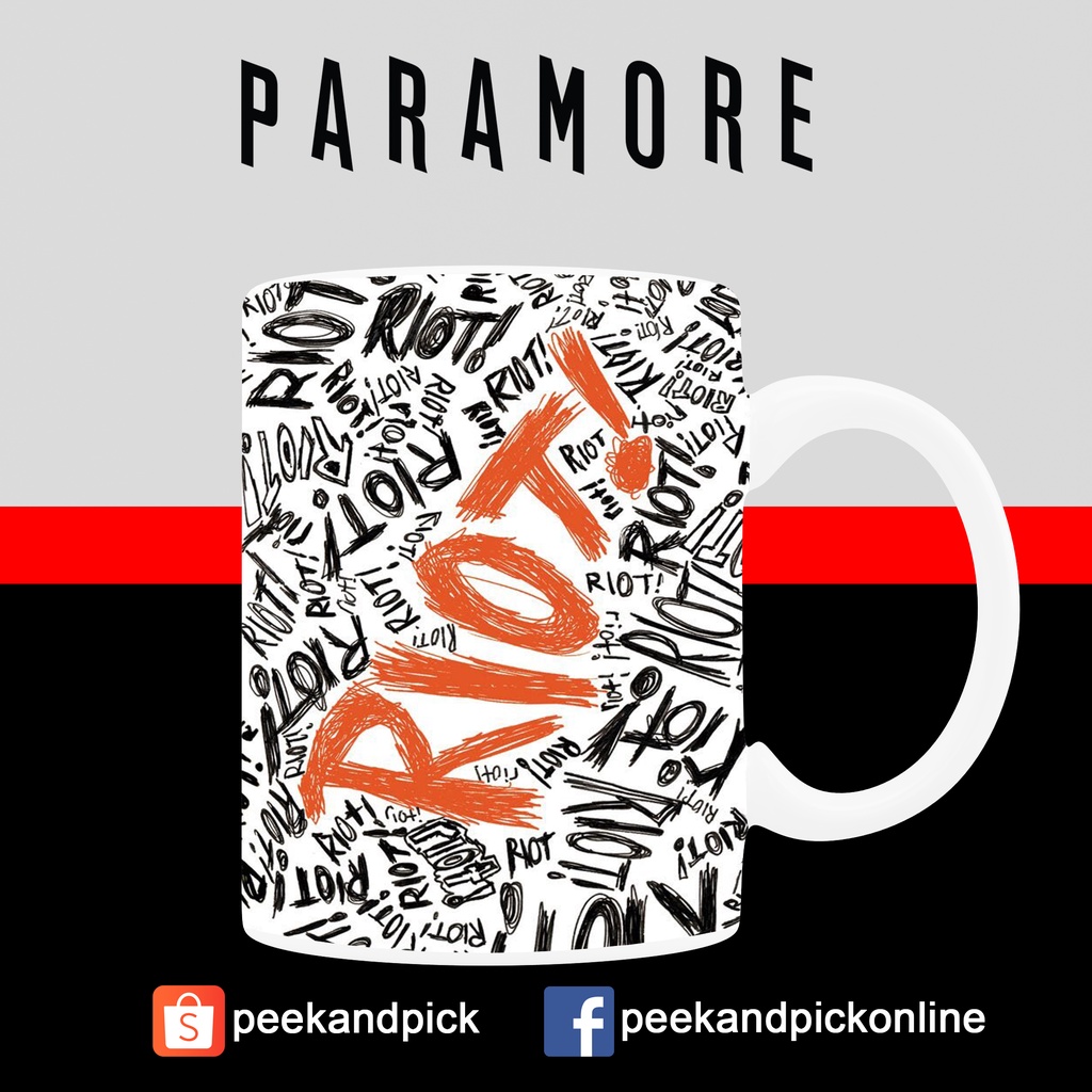 Paramore Coffee Mug Riot Peek and Pick | Shopee Philippines