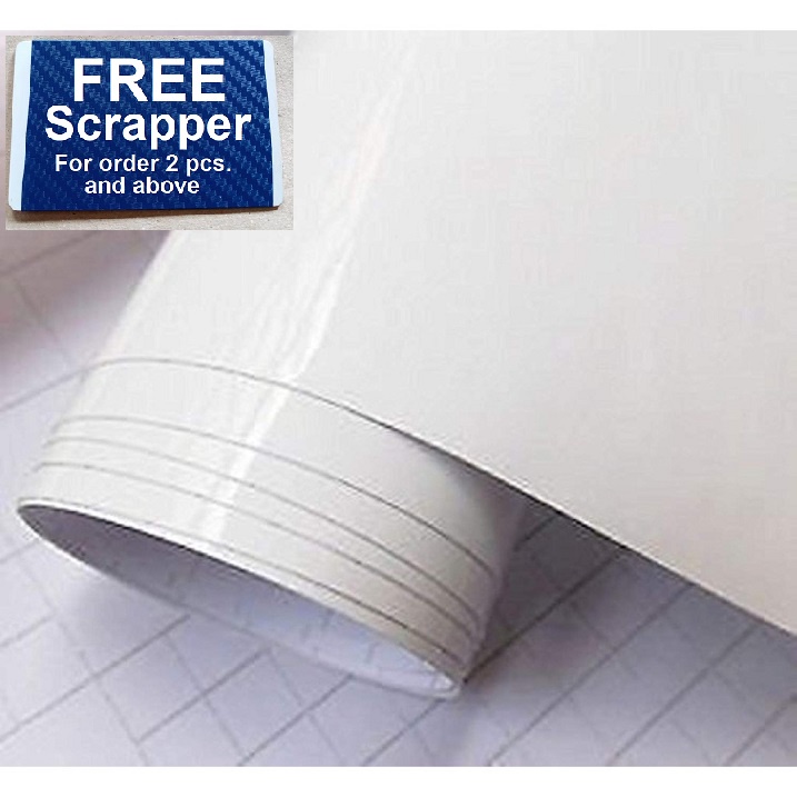 White Glossy Vinyl Sticker | Shopee Philippines