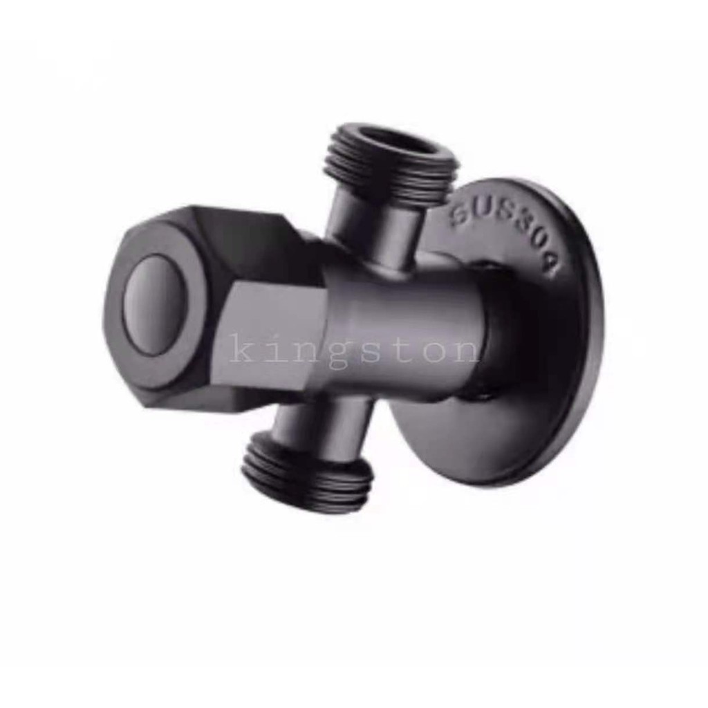 304 stainless 2 way angle valve matte black | Shopee Philippines