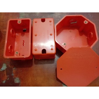 POLY PVC utility box and junction box w/cover ( PER PIECE ) | Shopee ...