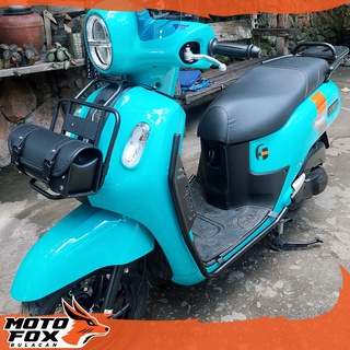 Yamaha Mio Fazzio Crash Guard - Black / Stainless | Shopee Philippines
