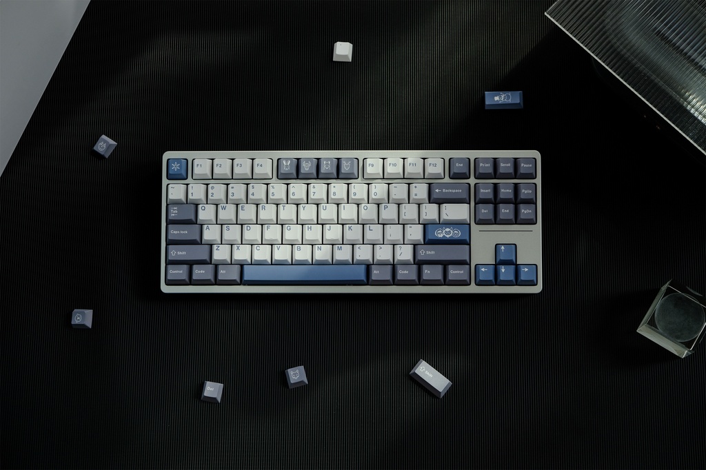 GMK Arctic Circle Keycap, 129 Keys PBT Keycaps Cherry Profile DYE-SUB ...