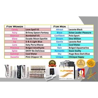 Primo Parfum E-Ultra Package | Shopee Philippines