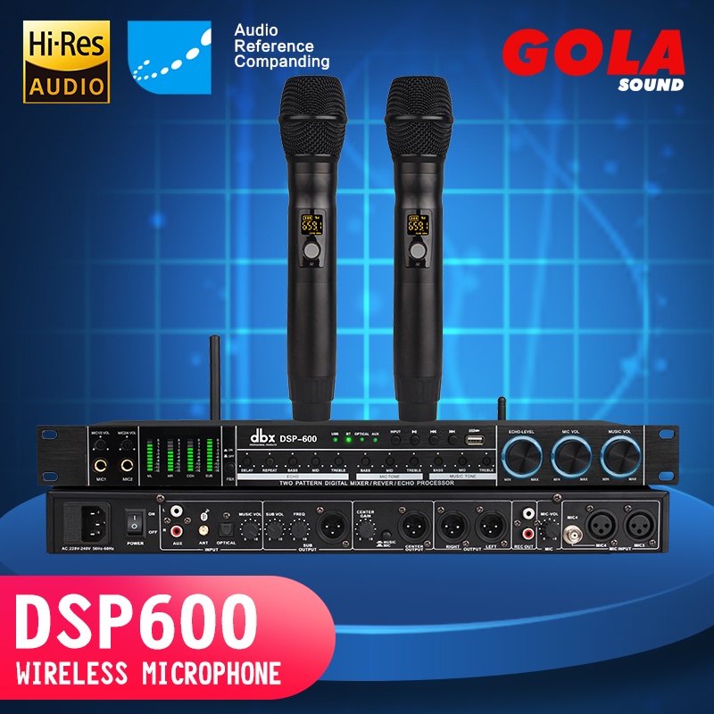 Dbx Dsp 600 Wireless Microphone Digital Effector Dsp Reverb Effector