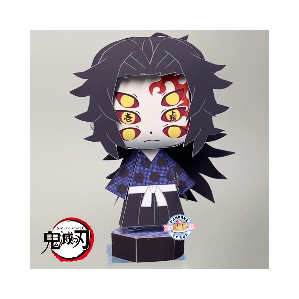 Chibi Figure Set Kimetsu No Yaiba Demon Slayer Anime Papercraft 12 ...