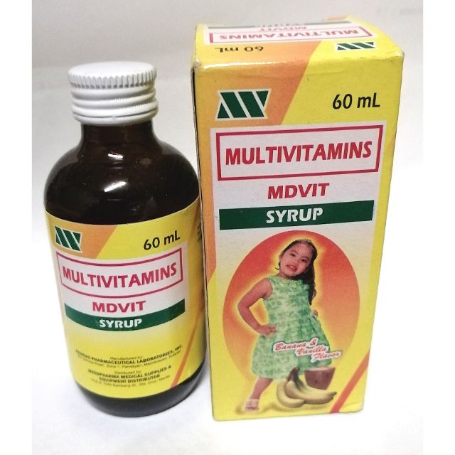 Multivitamins syrup MDVIT 60ml | Shopee Philippines