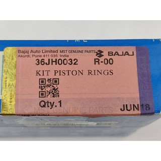 Piston Ring Set Standard CT125 Bajaj Genuine Parts 36JH0032 (130 ...