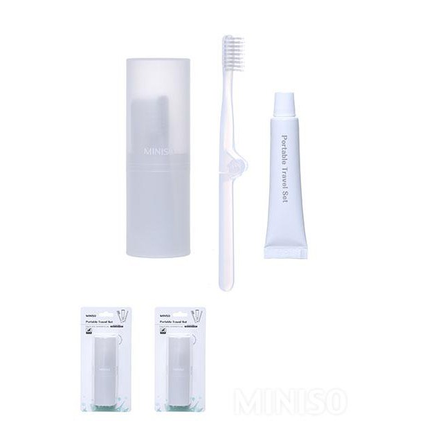 Miniso Portable Travel Set | Shopee Philippines