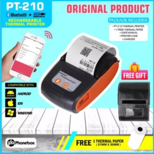 GOOJPRT PT-210 Portable Thermal Printer | Shopee Philippines