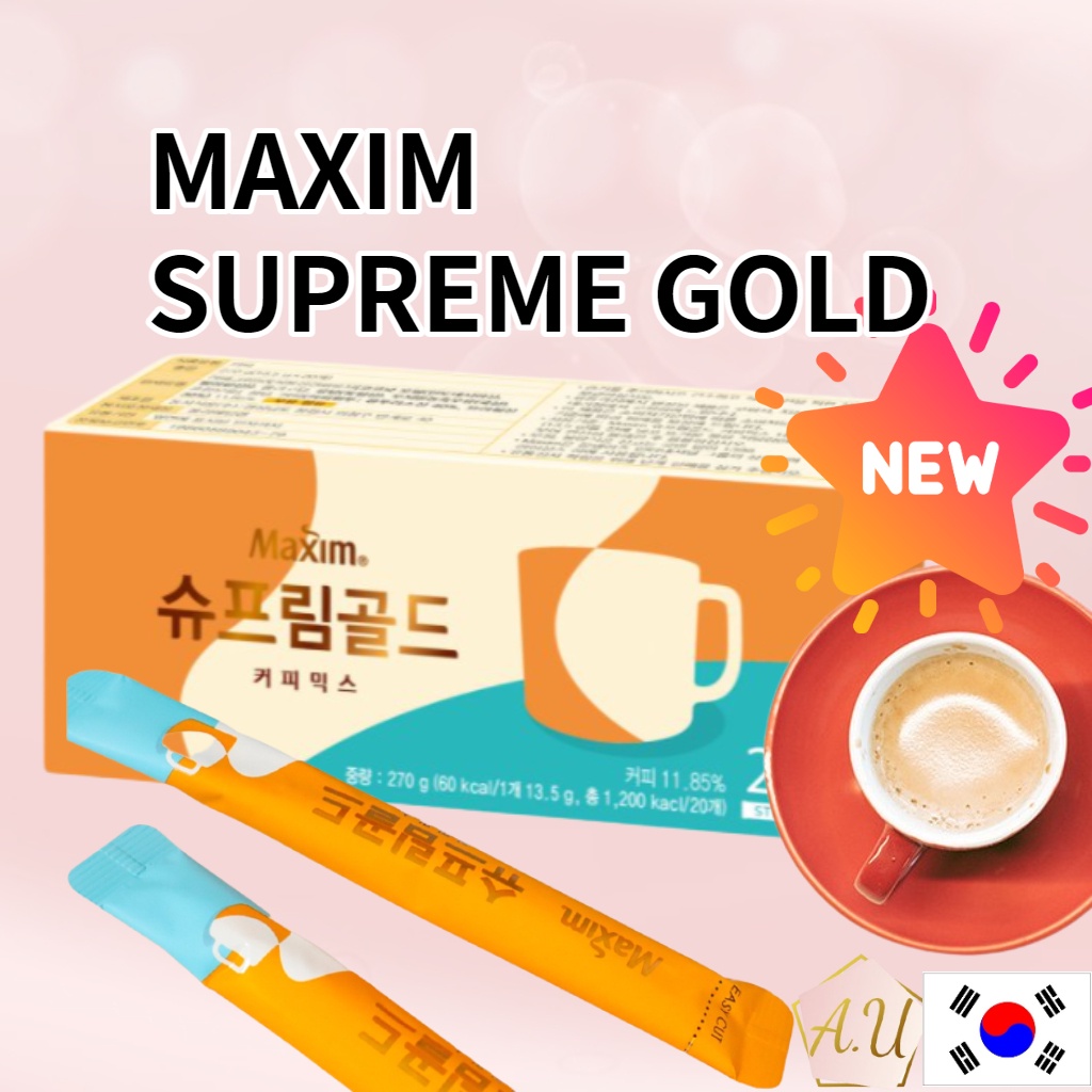 [MAXIM COFFEE] MAXIM COFFEE MIX SUPREME GOLD 10 pcs /20pcs Korea ...