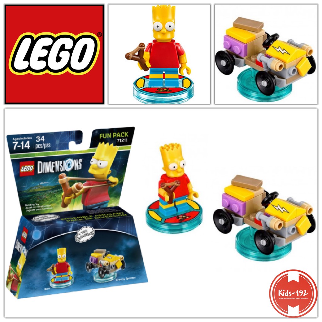 LEGO Dimensions - The Simpsons - Bart - Fun Pack 71211 | Shopee Philippines
