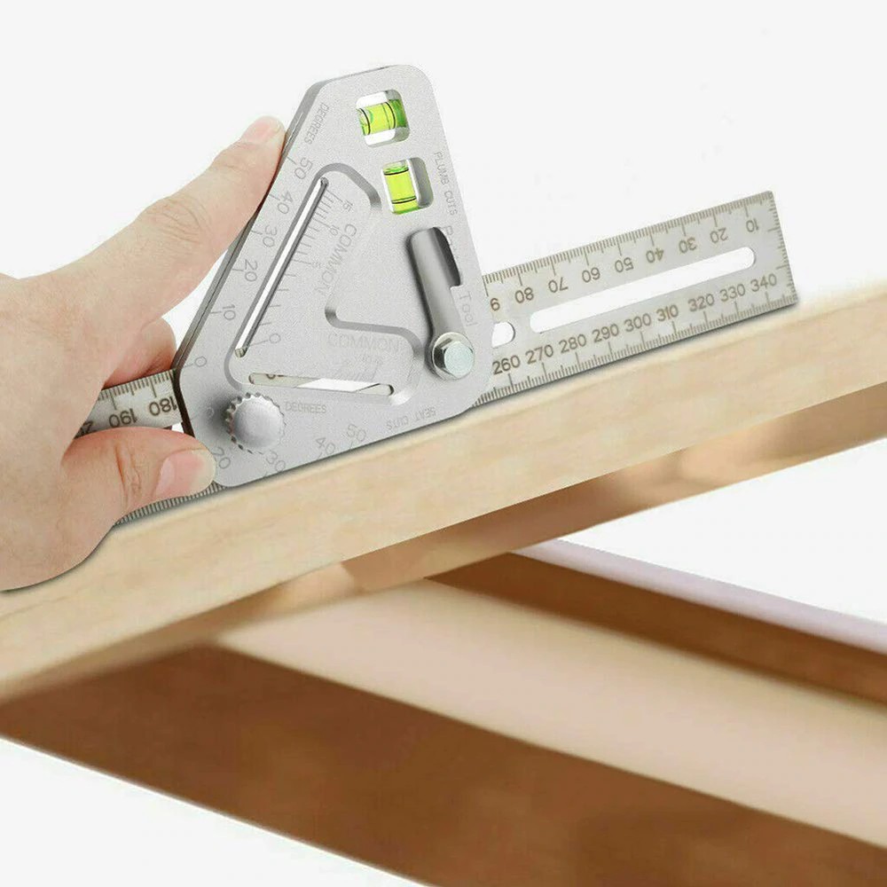 Ruler Protractor Carpenter Tools Try Square Woodworking Triangle Angle ...