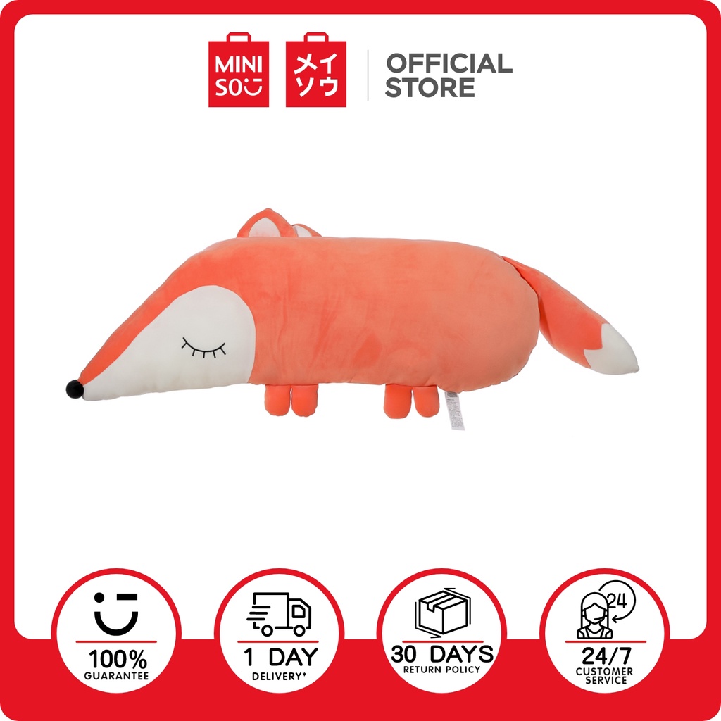 MINISO Fox Plush Toy - Stuffed Toy for Kids Gift Cute Pillow | Shopee ...