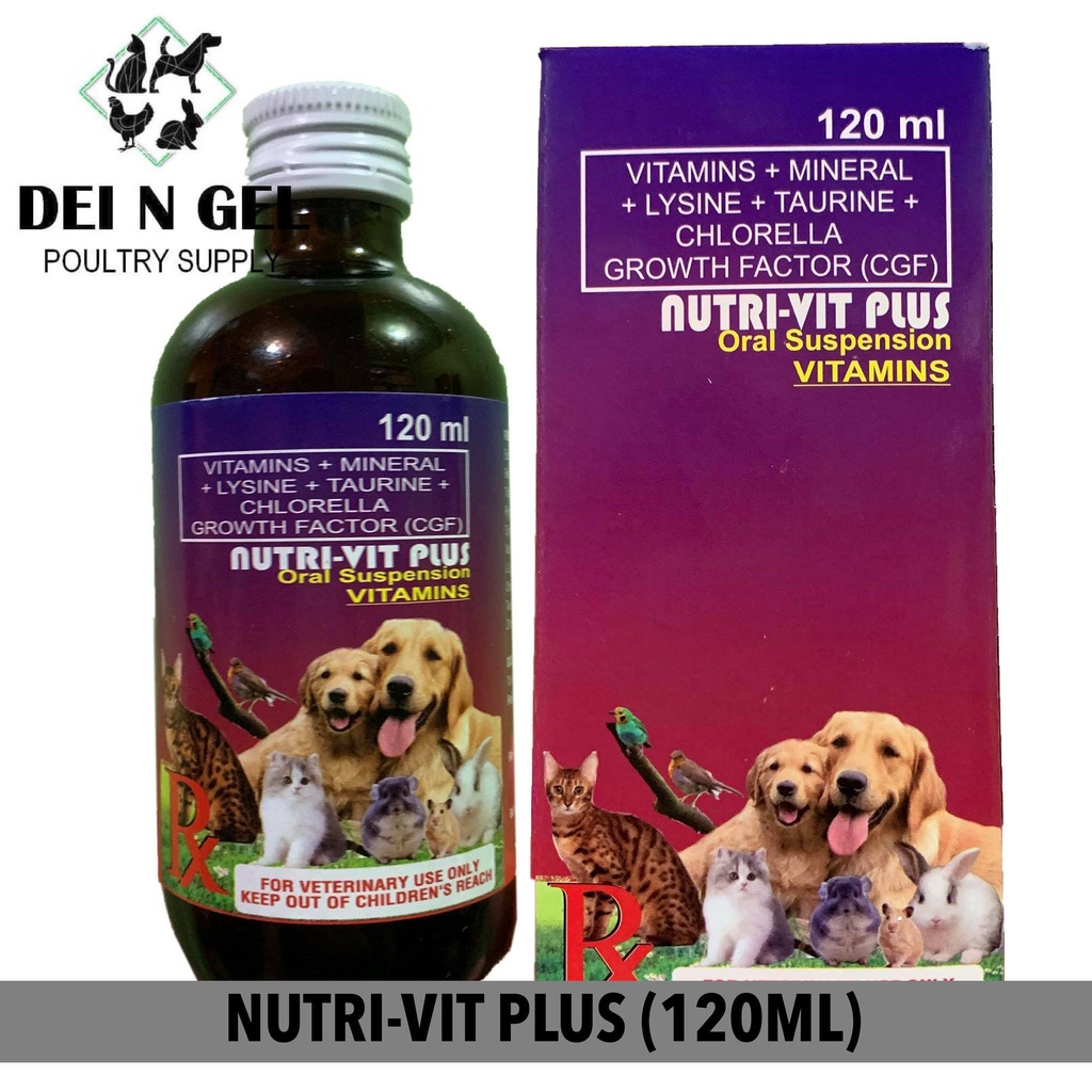 NUTRIVET NUTRI-VIT PLUS MULTIVITAMINS & MINERALS FOR DOG, CAT, HAMSTER ...