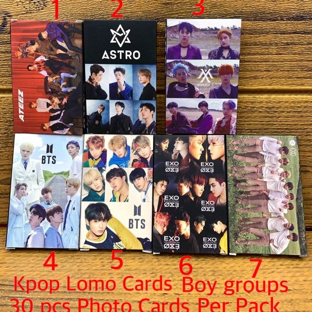 Kpop Lomo Cards 30pcs Photocards/pack | Shopee Philippines