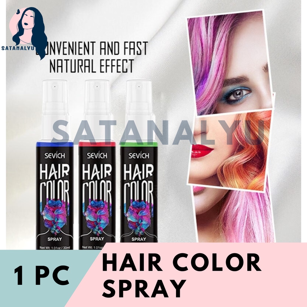Sevich Hair Color Spray Instant Hair Color Styling Product One-time ...