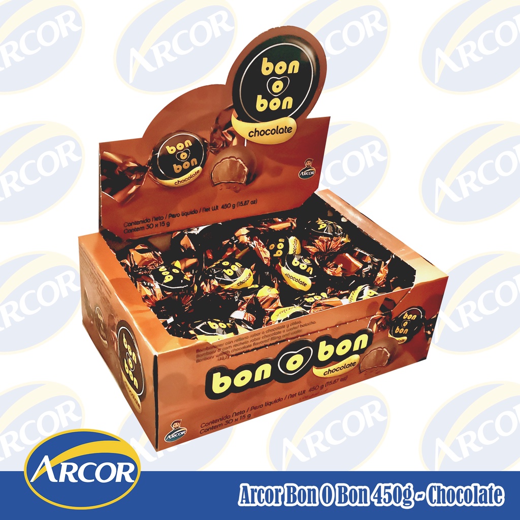 Arcor Bon o Bon Chocolate Cream 15gx30pcs(450g) | Shopee Philippines