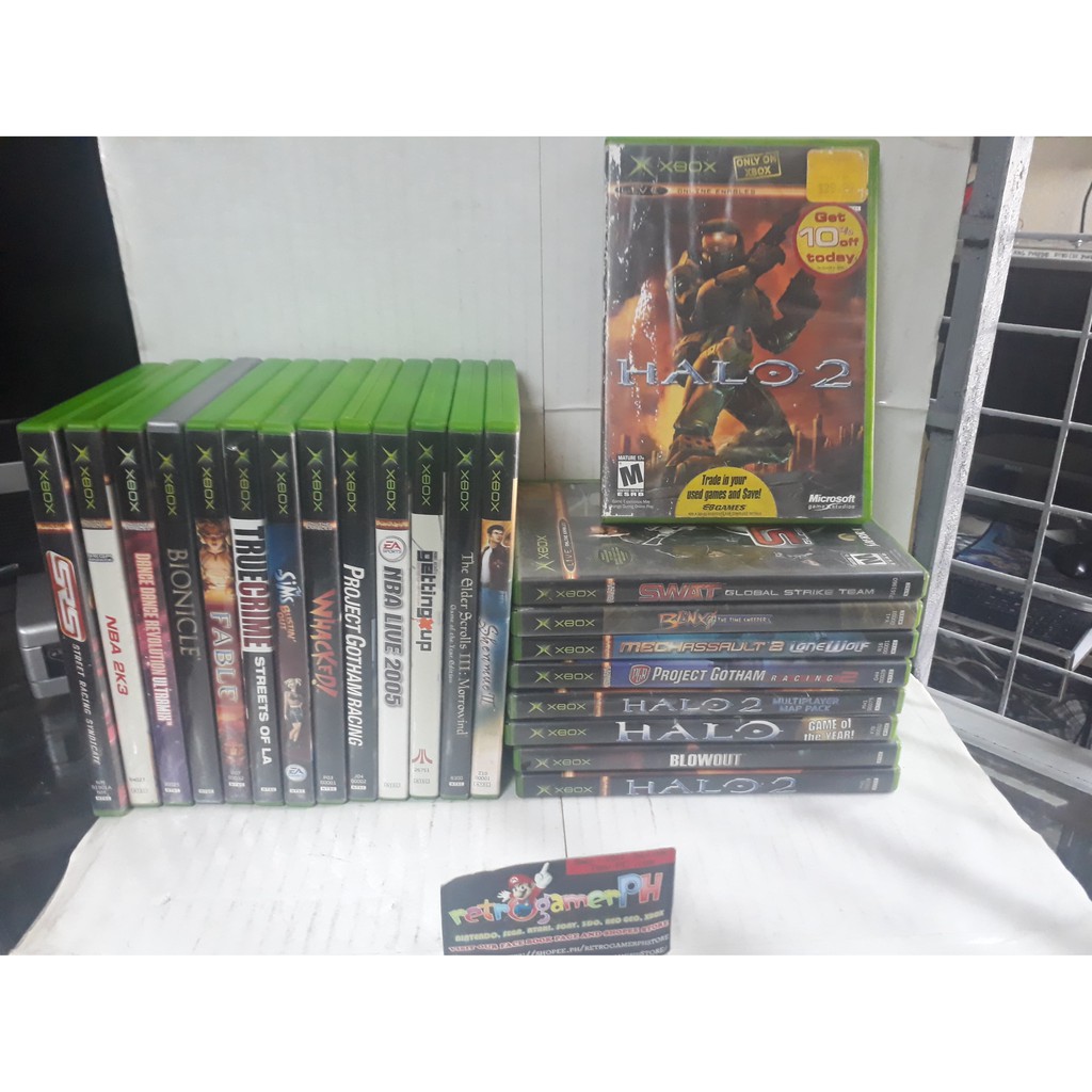 Original XBOX Classic CD with MANUAL NTSC (US Version) | Shopee Philippines