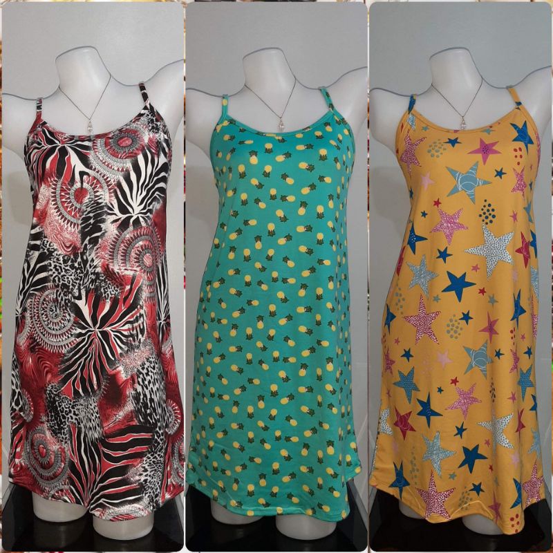 Pambahay Daster / Sexy Dress / Spaghetti Duster / Dress (Set B ...