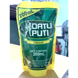 Datu Puti Vinegar/ Suka Pouch 200ml | Shopee Philippines