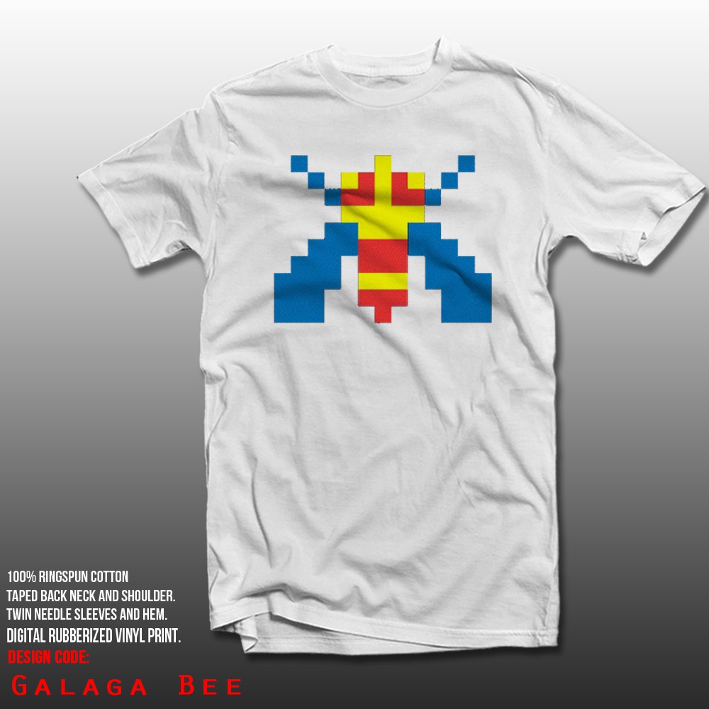 Gifo Shopee GAME ZONE Galaga Bee Shirt | Shopee Philippines