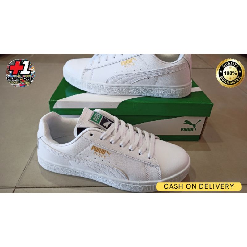 New Puma Suede all white high quality shoes (made in vietnam | BeeCost