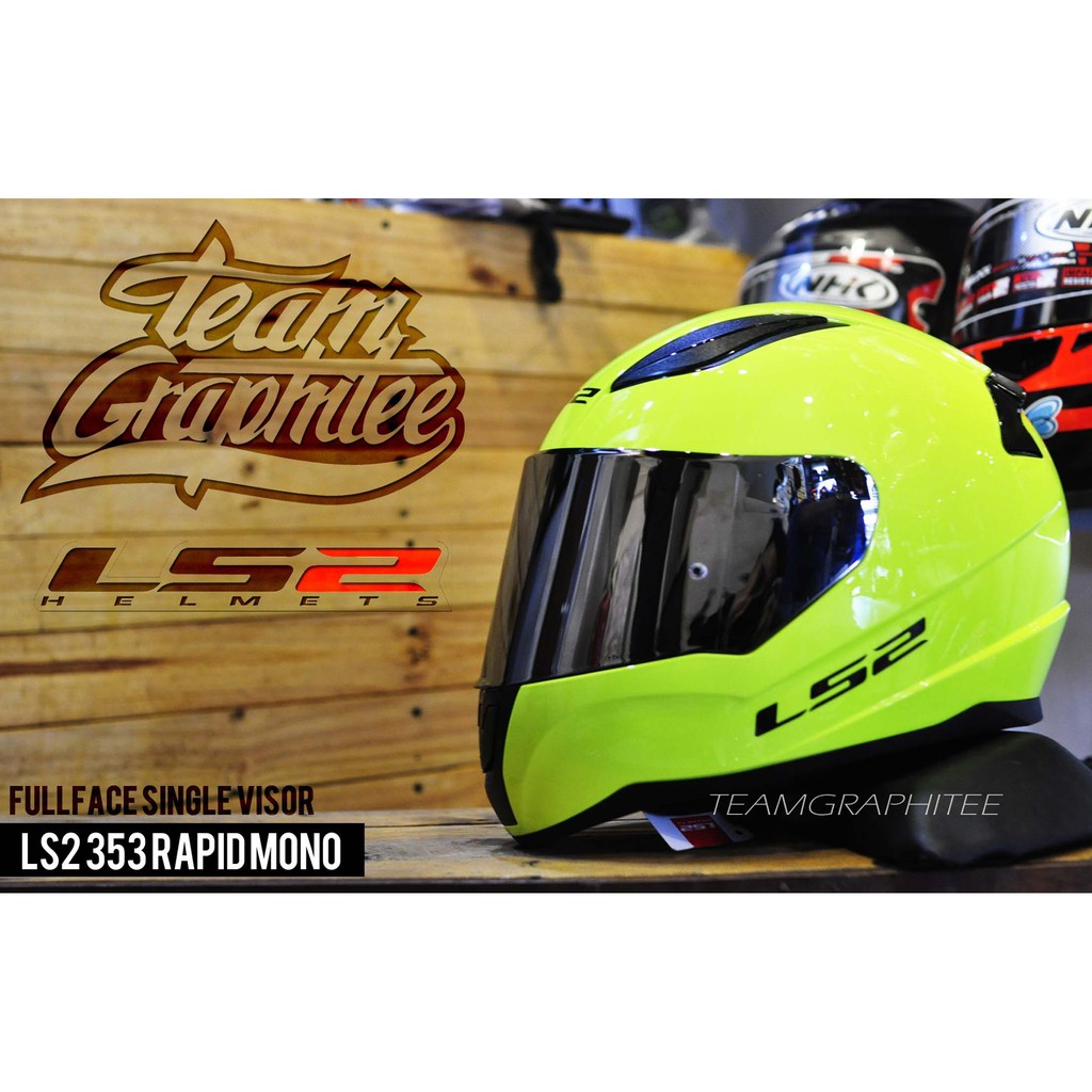 LS2 FF353 RAPID FLUO YELLOW | Shopee Philippines