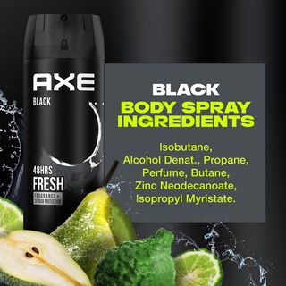 Axe Body Spray Black 135ml | Shopee Philippines