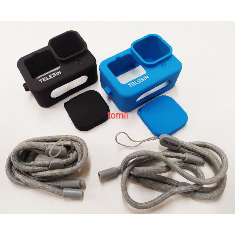 Telesin Brand Gopro Hero 9 / 10 / 11 Silicon Case w/ Lens Cover ...