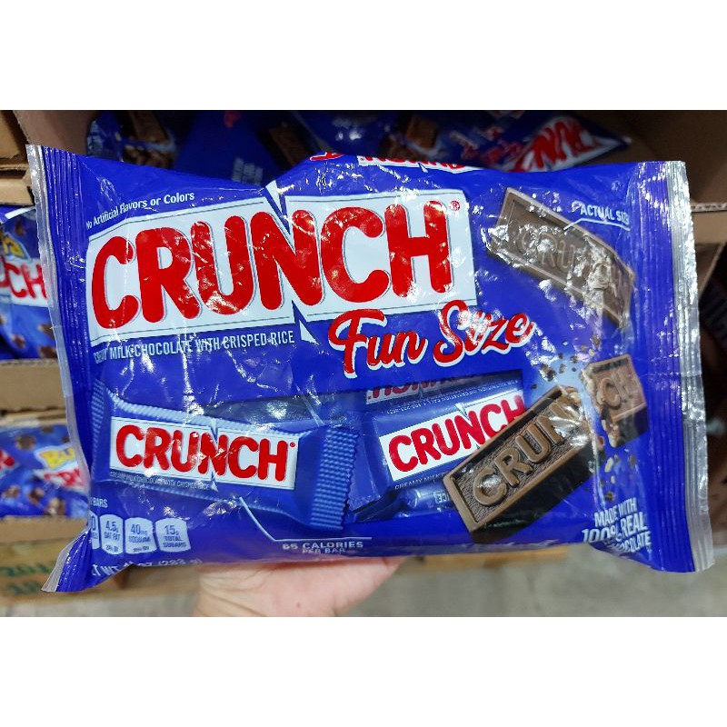 Nestle Crunch Fun Size Milk Chocolate Bars 283.4g | Shopee Philippines