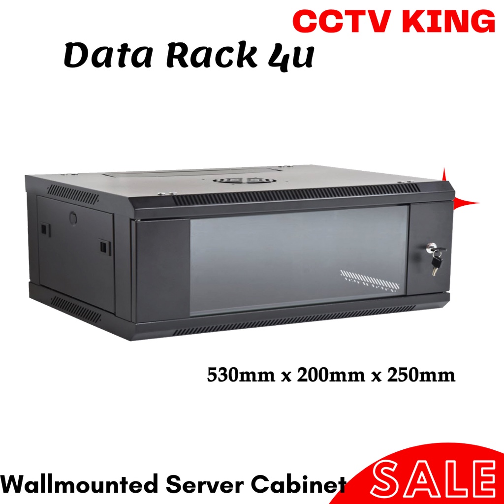 CCTV King 4U Data Rack, Server Cabinet, (Disassembled), Data Cabinet ...