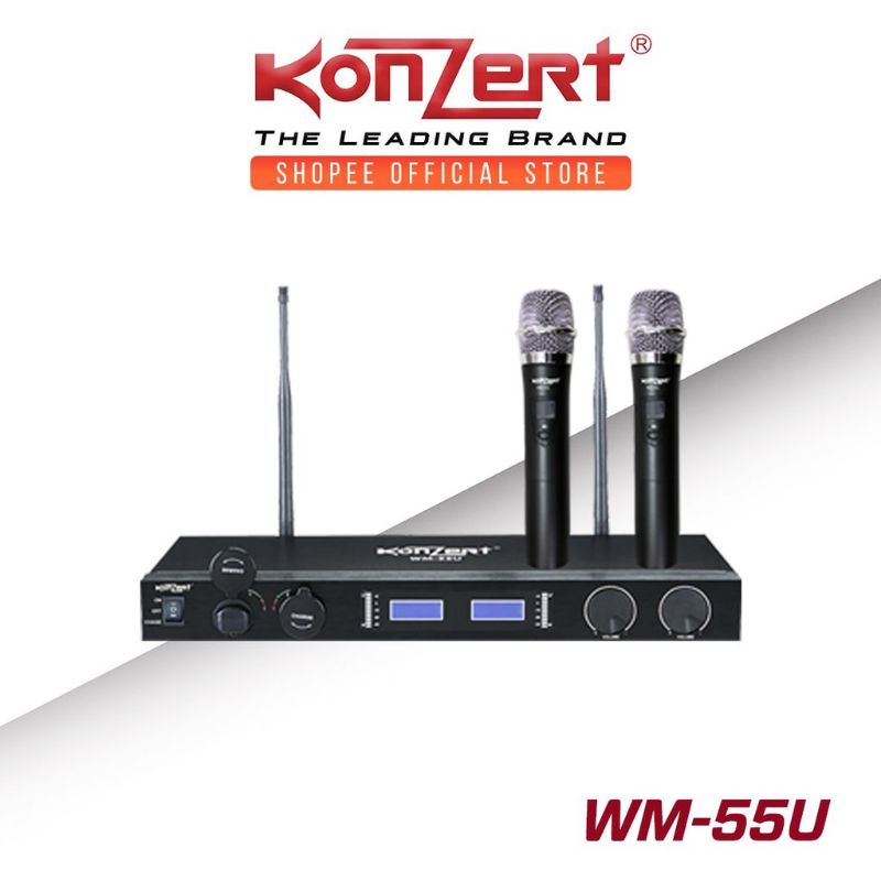 Konzert Wireless Rechargeable Mic WM-55U Original | Shopee Philippines