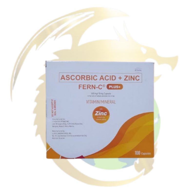 Fern C Plus Ascorbic Acid With Zinc Shopee Philippines