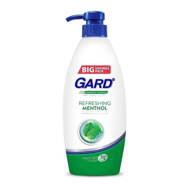 Gard Shampoo Refreshing Menthol Green 600 Ml | Shopee Philippines