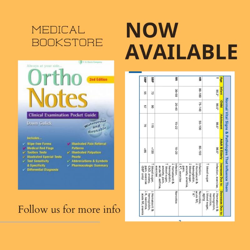 Ortho Notes: Clinical Examination Pocket Guide, 2nd Edition | Shopee ...