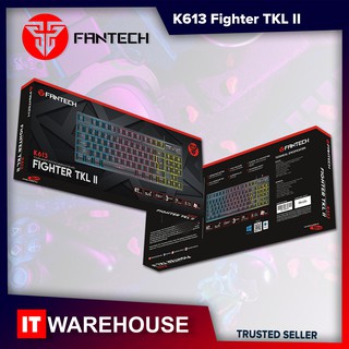 Fantech K613 Tkl Fighter Ii Tournament Edition RGB Membrane Gaming Keyboard (No Numpad) | Shopee ...