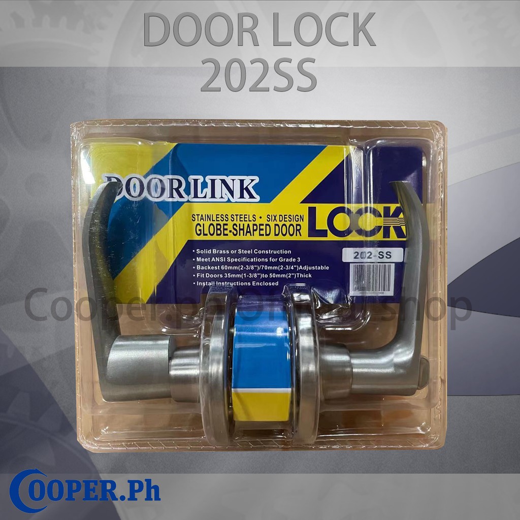 door knob lockset lever type Stainless Steel Lockset Door Knob | Shopee ...
