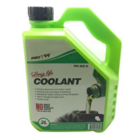 PRO 99 Coolant 2 Liters GREEN Ready to Use | Shopee Philippines