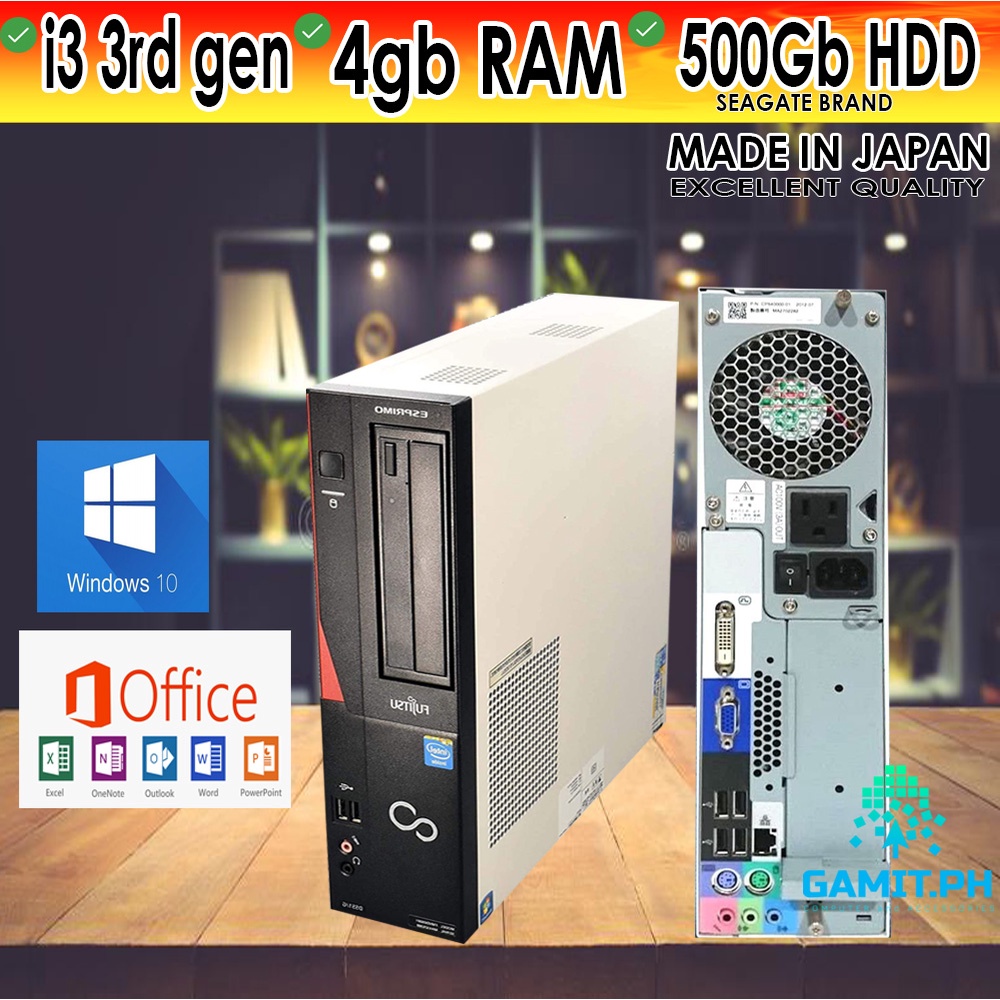 Gaming PC Intel i3 to i5 CPU ONLY FREE POWER CORD Desktop Computer 4GB ...