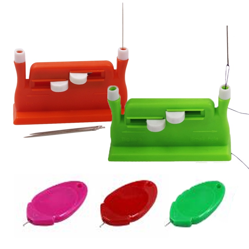 1pcs Double Head Threader with 2pc Thumb Threader DIY Needlework Sewing ...
