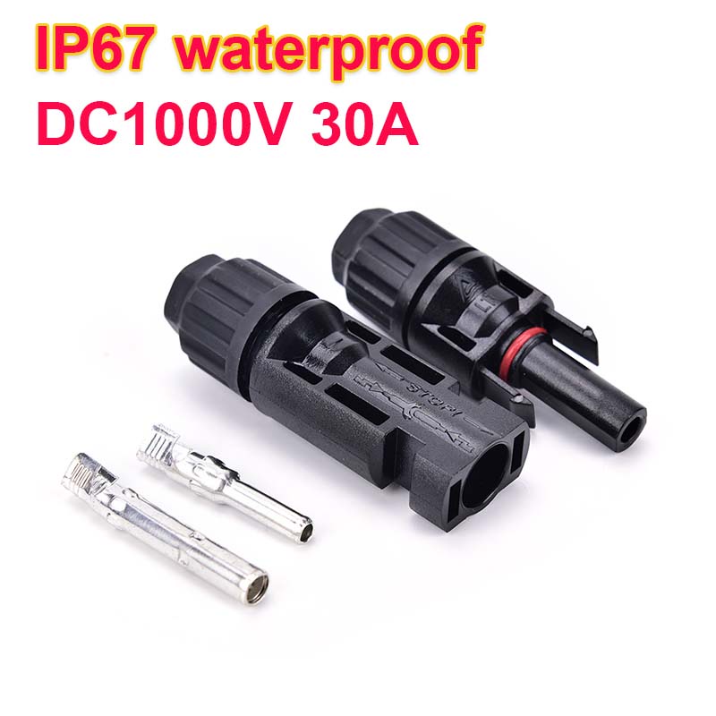 1000V 30A MC4 Connector Male And Female Connector For PV Cable Solar ...