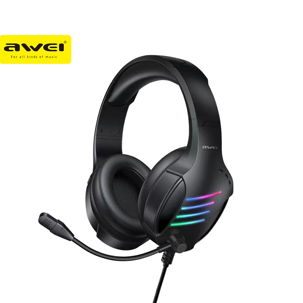 Awei GM-5 Over The Ear Head-Mounted E-Sports Wired Headset Headphone ...