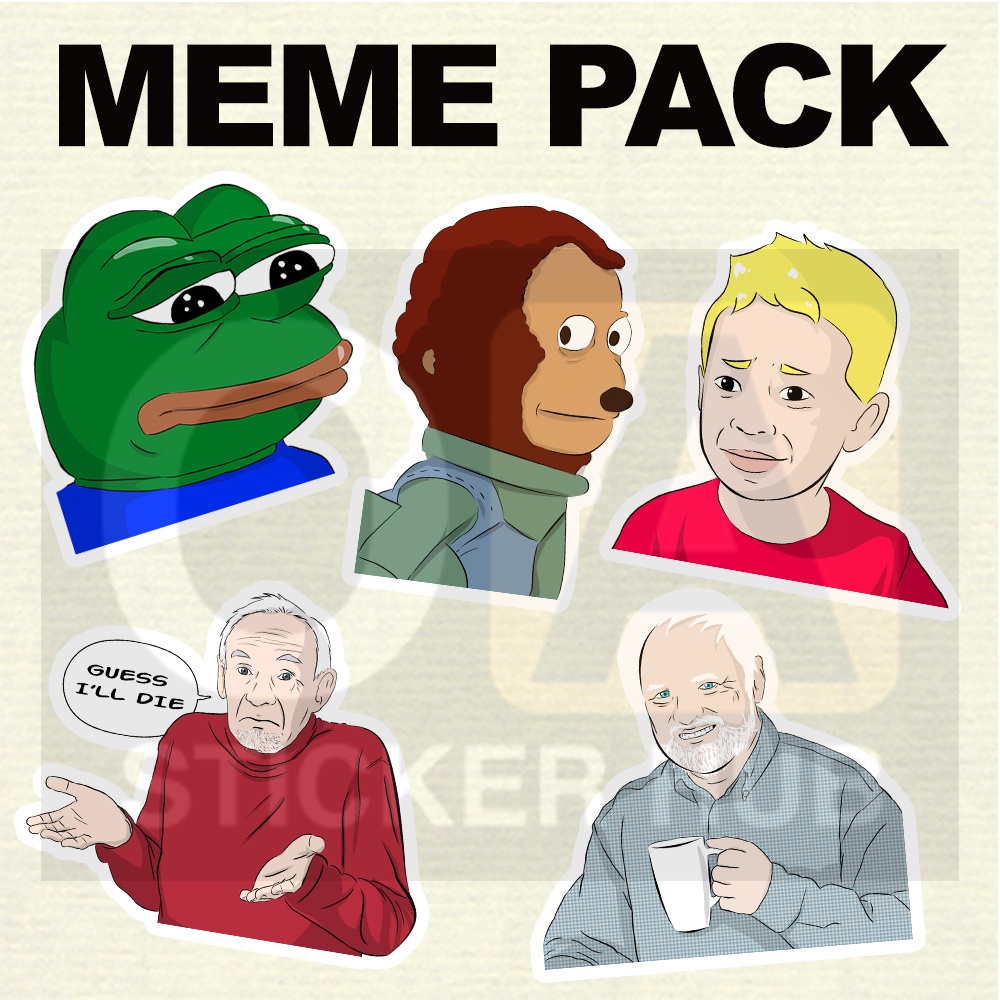 MEME STICKER PACK BATCH 1 | Shopee Philippines