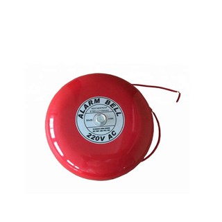 AC 220V 150mm 6'' inch Weather Proof Fire Alarm Round Shape Electric ...