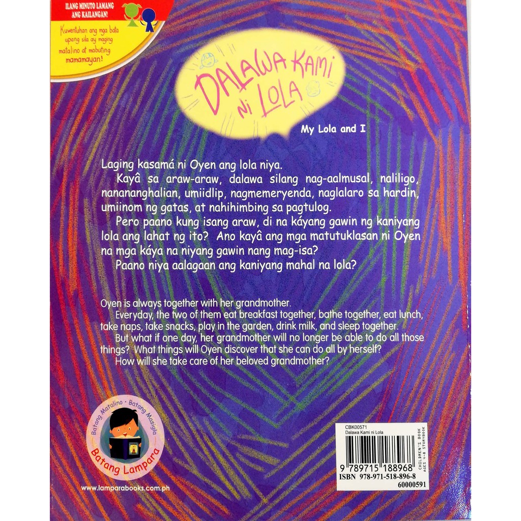 Mga Premyadong Kuwentong Pambata - Dalawa Kami Ni Lola | Kuwento ni ...