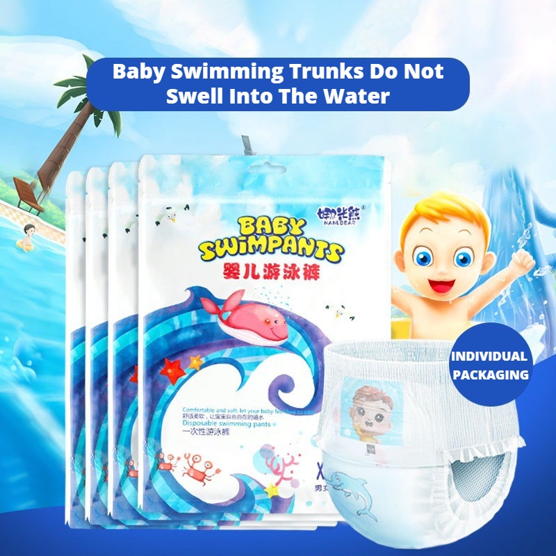 [COD] Baby Swimming Diaper Disposable Waterproof Diaper Swimming Pool ...